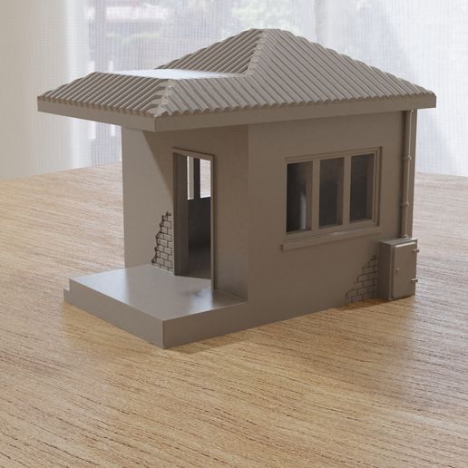 3D file Military Outpost Guard House MOP T4 - Zona Alfa Terrain 🪖 ・3D ...