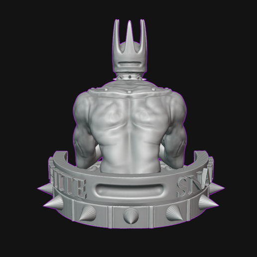 👤 Whitesnake Bust・ STL File for 3D printing・Cults