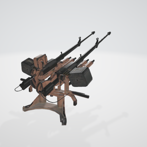 🔫 Soviet Heavy Machine Gun DShK・ STL File for 3D printing・Cults