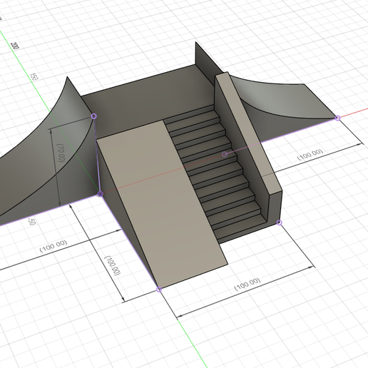 STL file Fingerboard skate ramp・Model to download and 3D print • Cults