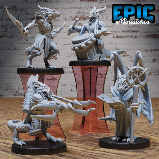 3D file Kobold Tribe Set ‧ DnD Miniature ‧ Tabletop Miniatures ‧ Gaming ...