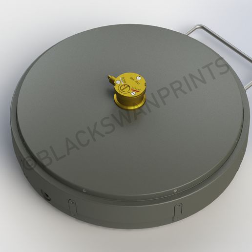 🪖 WW2 German Tellermine 35 Anti-Tank Landmine・ 3D File for 3D printing ...