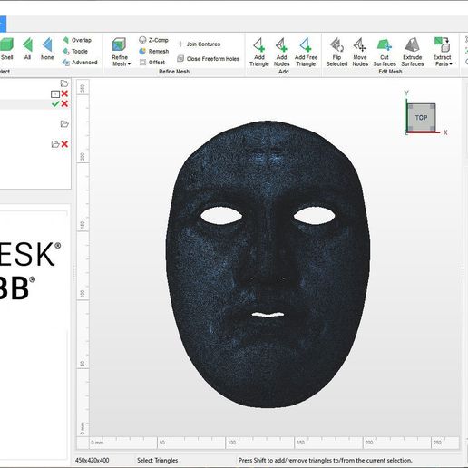 🗿 Apollo mask 3D print model・ STL File for ・Cults
