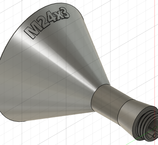 🛠️ KTM THREADED FUNNEL・ STL File for 3D printing・Cults