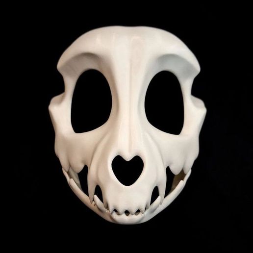 💀 Skull dog mask 3d model・ STL File for 3D printing・Cults