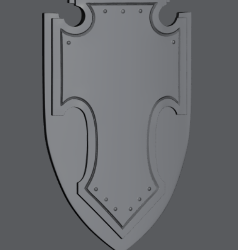 🛰 Space Knights Shields - Blank [pre-supported]・Free STL File for ・Cults