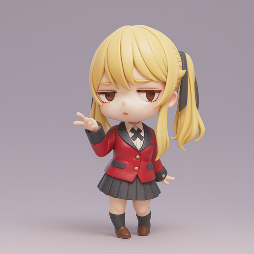 👾 Mary Saotome - Kakegurui 3D Figure: Gamble and Elegance Model for ...