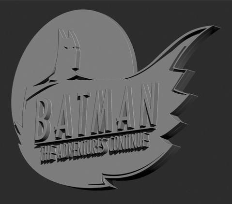 STL file batman animated series logo 👾 ・3D print design to download・Cults