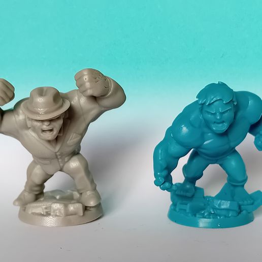 ♟ GREY HULK Marvel United・ STL File for 3D printing・Cults