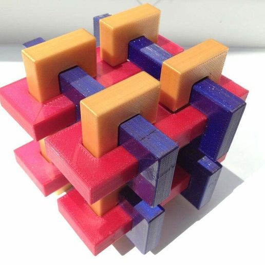 🧩 Donald Osselaer's Faraday 3 puzzle・Free STL File for ・Cults