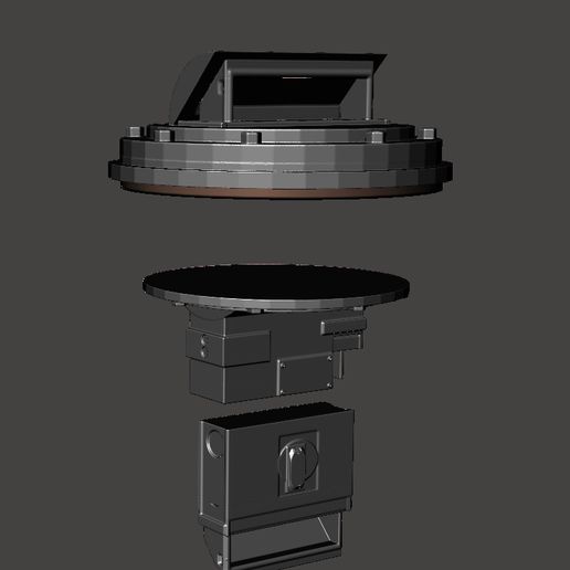 🌆 Sherman m4 Turret periscope・Free STL File for ・Cults