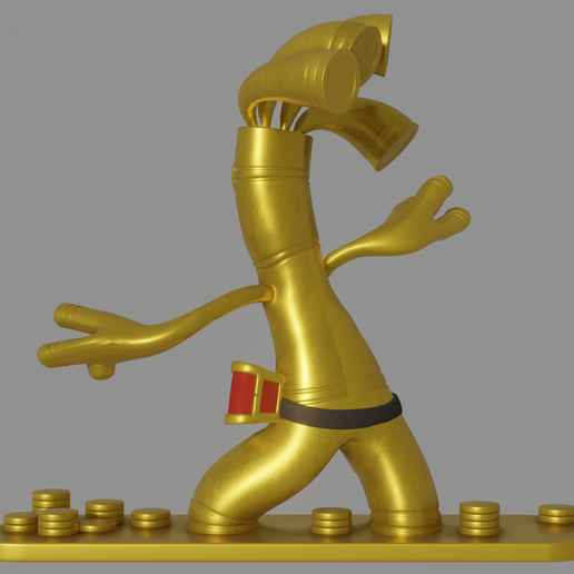 🐉 Gholdengo Pokemon・ STL File for 3D printing・Cults