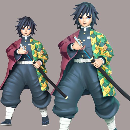 💬 Giyu Tomioka - Demon Slayer: Kimetsu no Yaiba・ 3D File for 3D ...