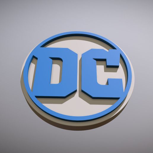STL file DC logo 👨 (OBJ)・3D print model to download・Cults