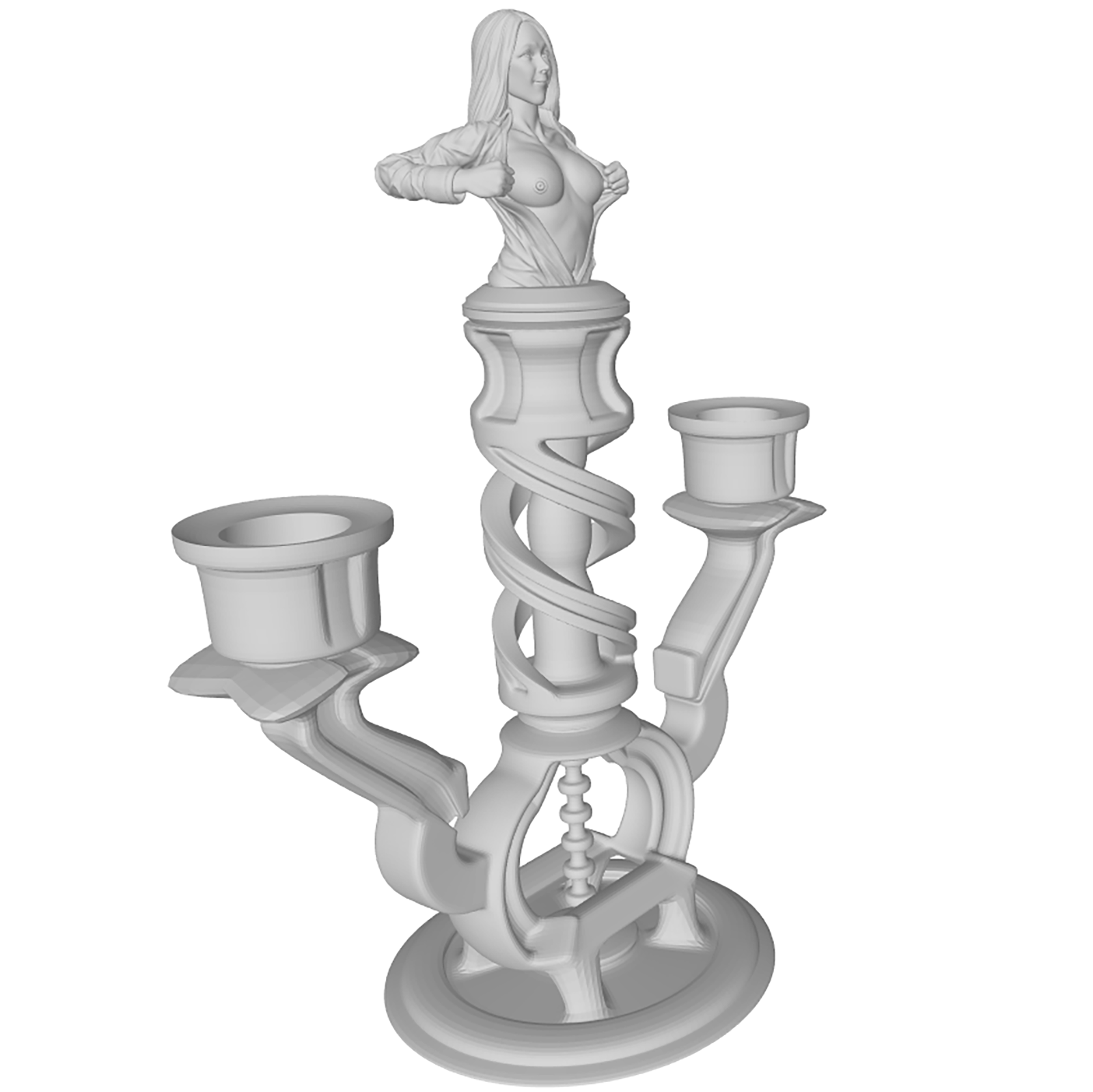Download Stl File Сandlestick Spicy Emancipation • 3d Printer Object