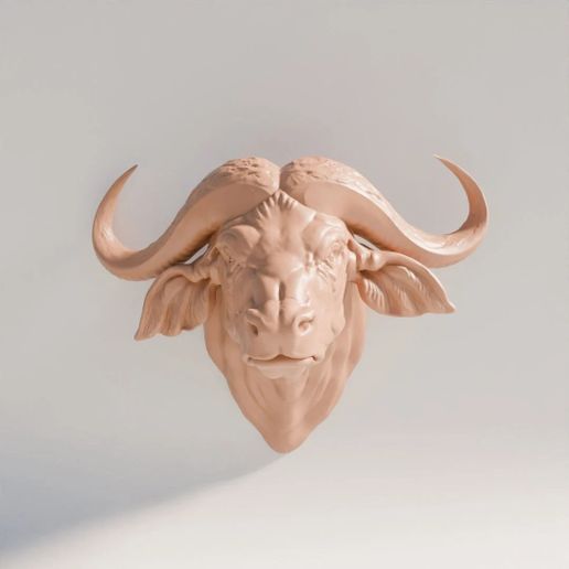 📁 African Buffalo | 3D stl file | Buffalo 3d model | 3D Printable ...
