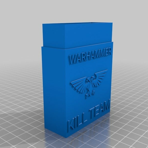 📦 Kill Team Card Box・Free STL File for ・Cults