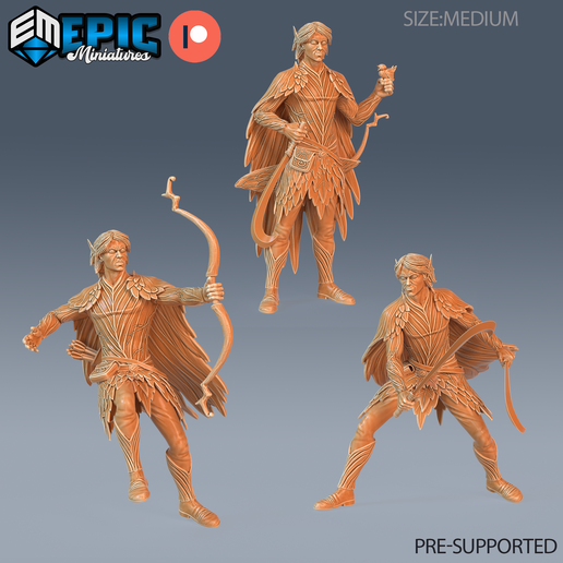 🧝 Fey Elf Spring Set ‧ DnD Miniature ‧ Tabletop Miniatures ‧ Gaming ...