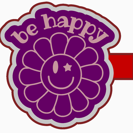💐 Be Happy Daisy Flower FRESHIE BLANK MOLD HOUSING STL・ STL File for 3D ...