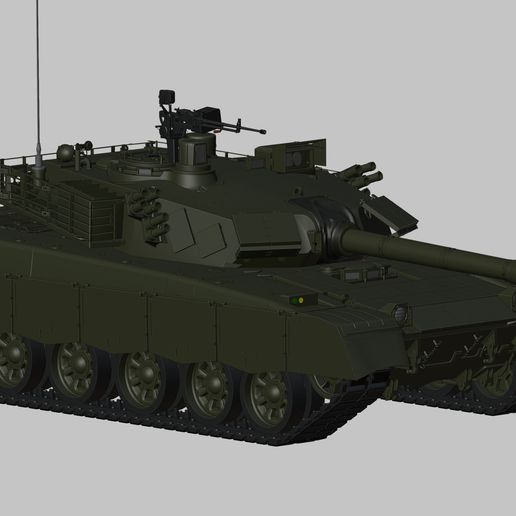 STL file MBT-2000 🪖 ・Template to download and 3D print・Cults