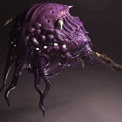 👹 Zerg - Fantasy creature・ STL File for 3D printing・Cults