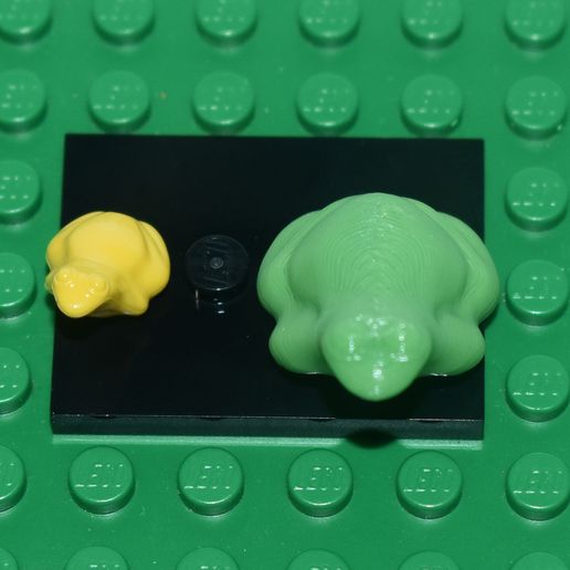 🐸 Big Frog - Lego Compatible・Free STL File for 3D printing・Cults