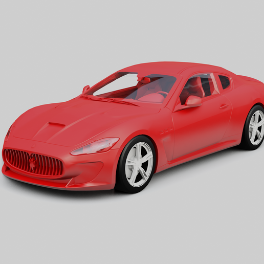 🚗 Maserati Granturismo 2014・ STL File for 3D printing・Cults