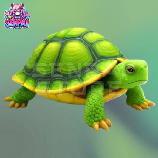 🐢 Simple Turtle 3D Model・Free STL File for 3D printing・Cults