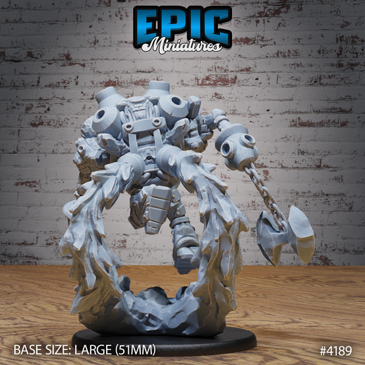 3D file Stone Dwarf Construct Jump ‧ DnD Miniature ‧ Tabletop ...