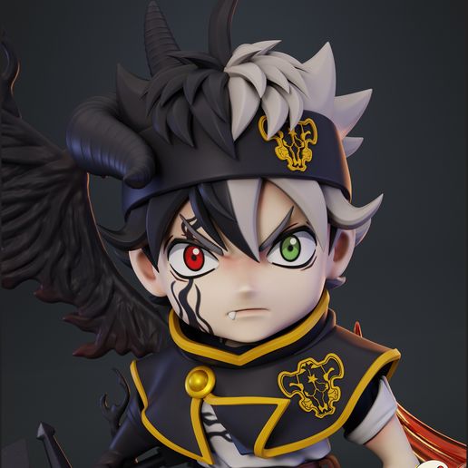 👾 Asta Chibi・ 3D File for 3D printing・Cults