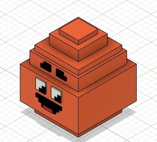 😬 Grimace MC Minecraft Movie Edition・Free STL File for 3D printing・Cults