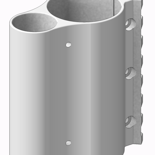 3D file FX Dreamline barrel band with Picatinny rail 🚧 ・3D printer ...