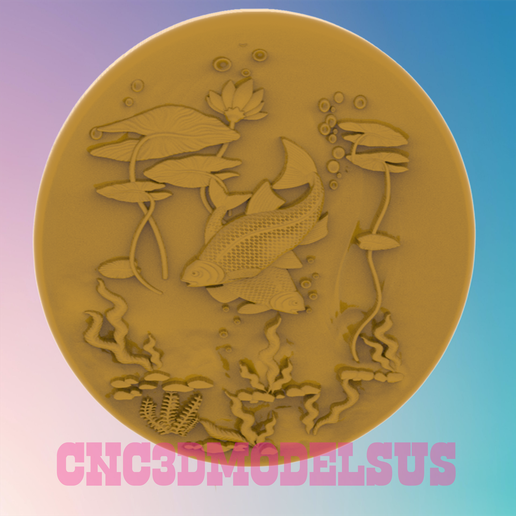 📁 panel fish,3D MODEL STL FILE FOR CNC ROUTER LASER & 3D PRINTER・ STL ...