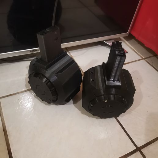 🥁 drum 120 rounds for emf100, mg100 dye dam, and various magfeds・ STL ...
