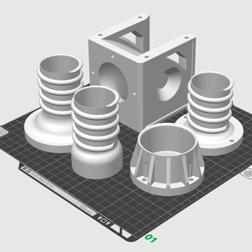 🌬️ Dust Collector System・ STL File for 3D printing・Cults