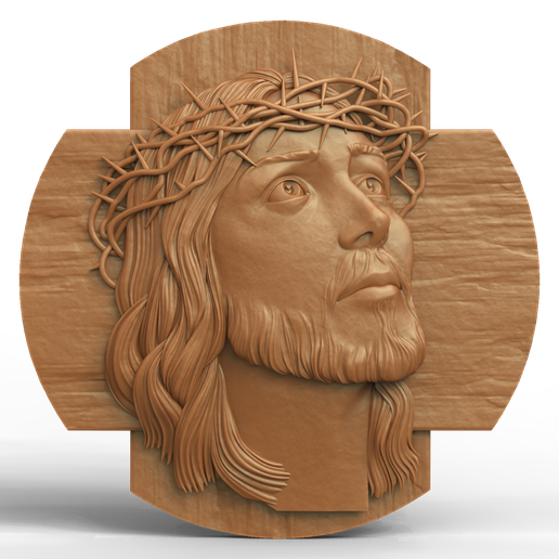 3D file 3D Model STL File for CNC Router Laser & 3D Printer 2531 Jesus ...