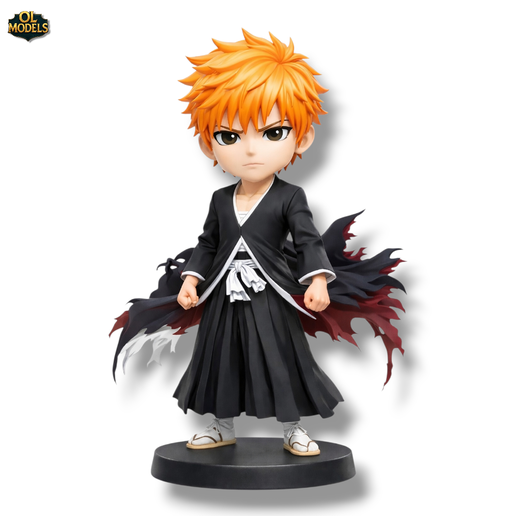 👾 Ichigo Kurosaki Anime Style Figure Bleach 3D Model・Fichier STL pour ...