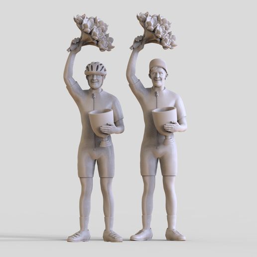 STL file cyclist 🇫🇷 (OBJ)・3D printer model to download・Cults