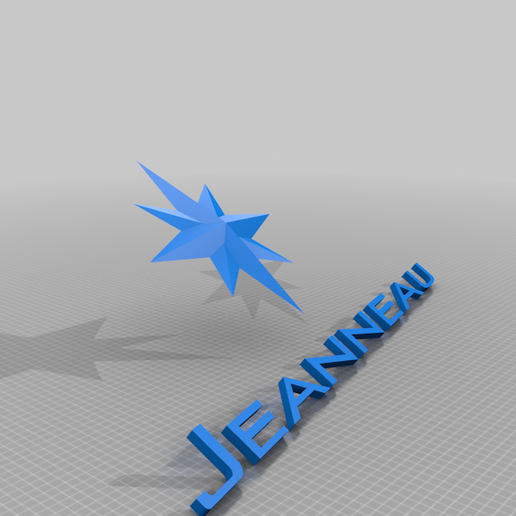 Free 3D file LOGO JEANNEAU 🚩 ・3D print model to download・Cults