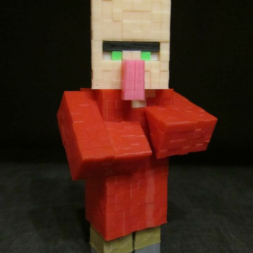 🗿 Minecraft Villager (Easy print and Easy Assembly)・ STL File for 3D ...