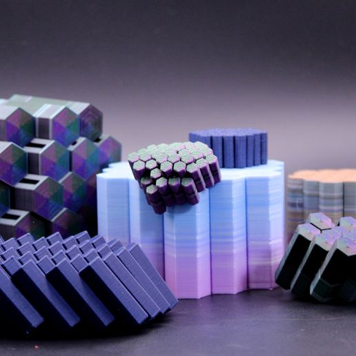 🔮 StrataStack: Geometric Hexagonal Crystal Form – 3D Print File for ...