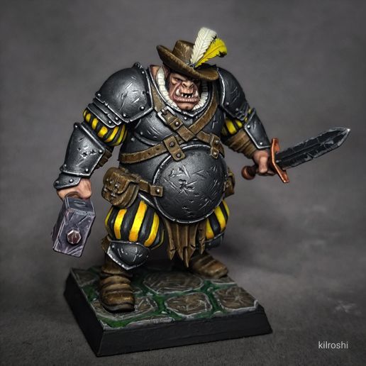 👹 Ogre Bodyguard・ STL File for 3D printing・Cults