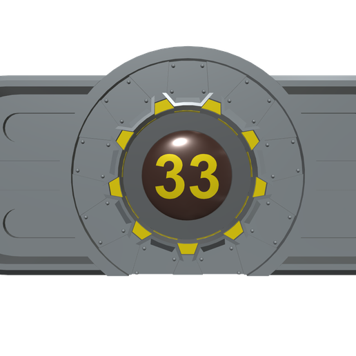 🚪 Vault Door Fallout・ STL File for 3D printing・Cults