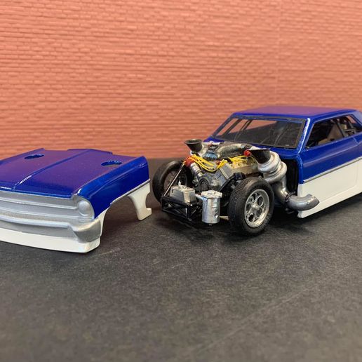 ⛽ 1967 Nova PROMOD Fuel Cell with brackets N fittings・3D Print・Cults