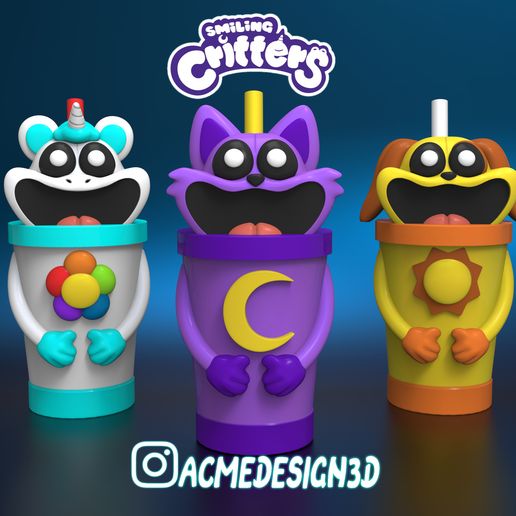 STL file catnap cup, dogday and craftycorn 🧹 ・3D printing model to ...