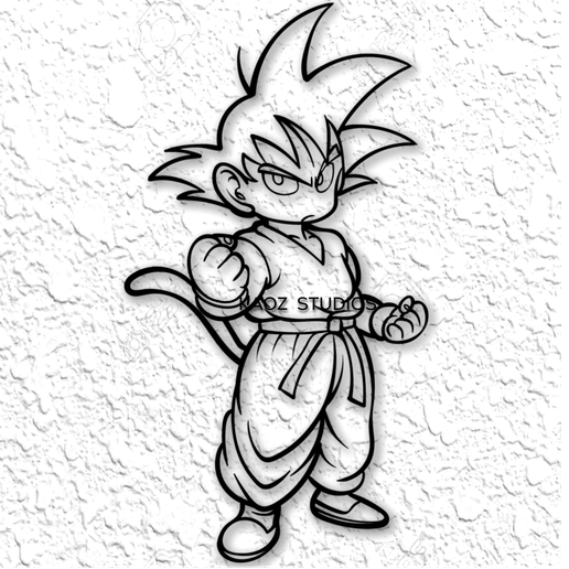 how to draw kid goku dragon ball z