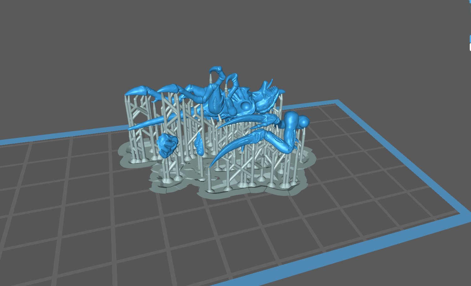 3D printed Hormagaunt • made with Anycubic Photon ・ Cults