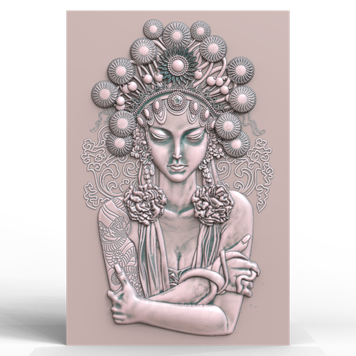 3d File 3d Model Stl File For Cnc Router Laser And 3d Printer Asia 14 📁