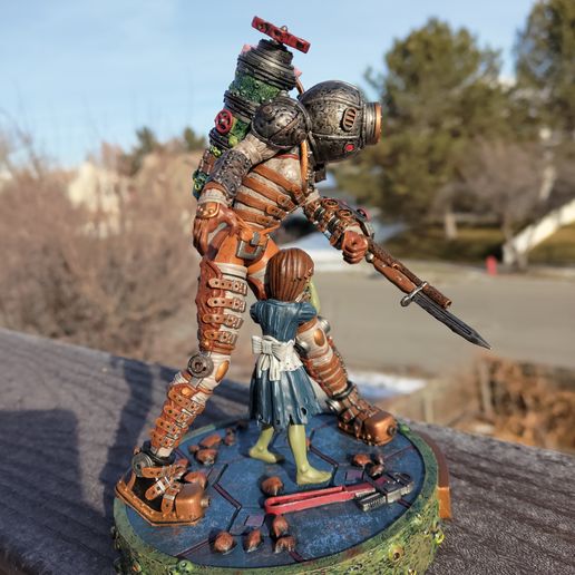 🐉 BIOSHOCK 2 BIG SISTER PRODUCT CODE:B2BS・3D Print with the Elegoo ...