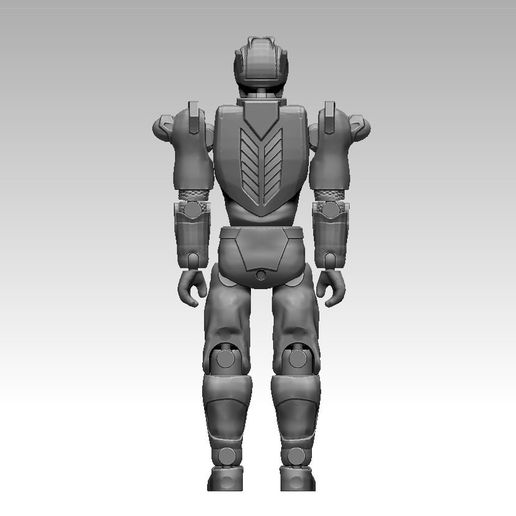 🦸 Cybercop Jupiter - ARTICULATED ACTION FIGURE 100mm・Archivo 3D para ・Cults